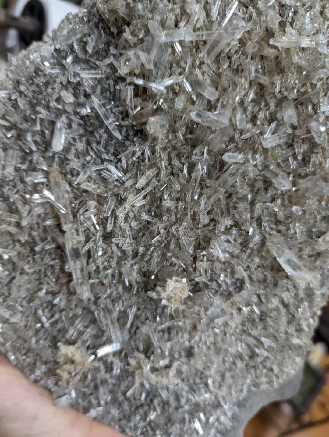 Huge 18lb Needle Quartz Cluster on Matrix From Arkansas - Etsy