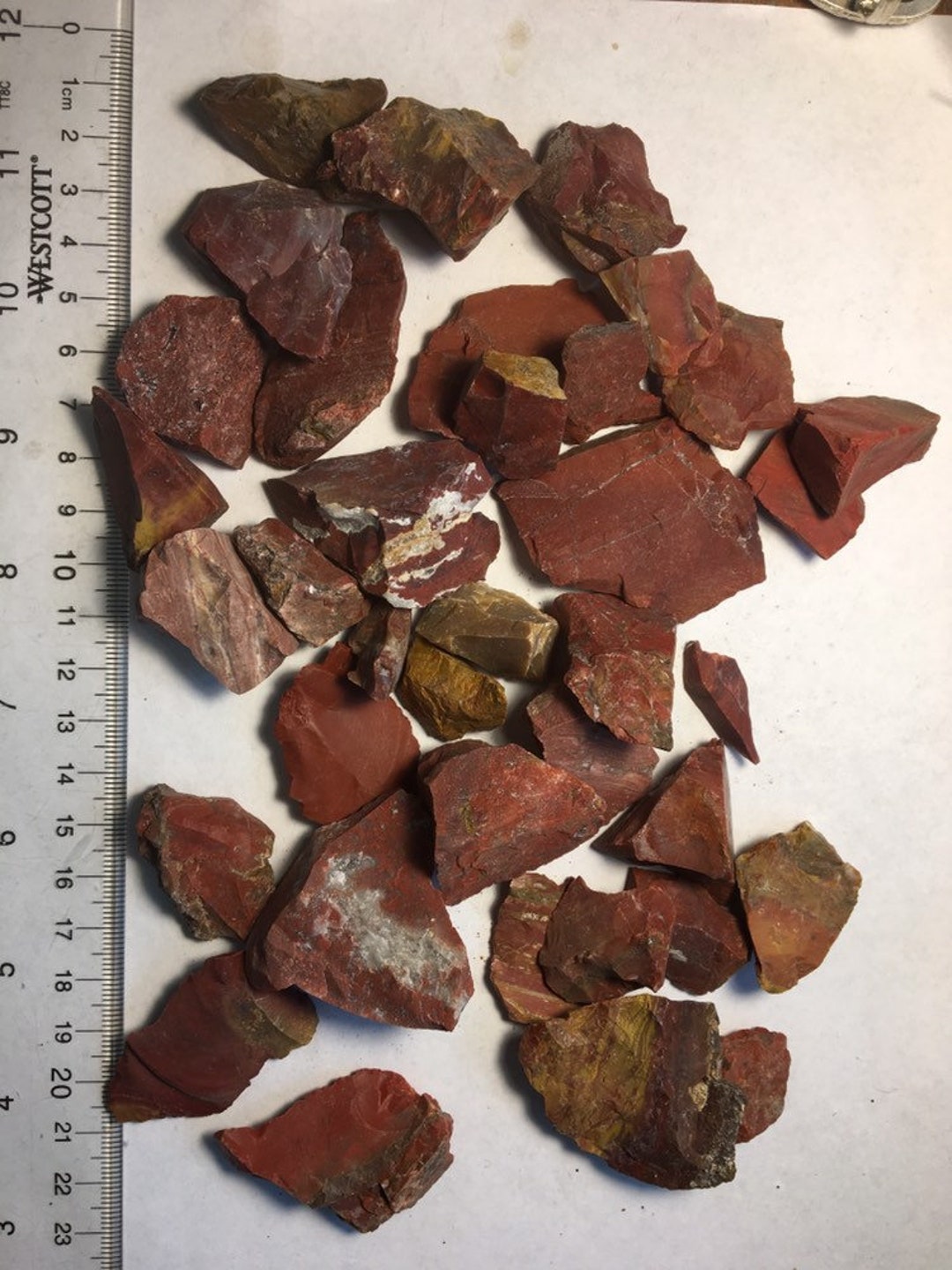 1lb+ Red Chestnut Jasper Stones - Etsy