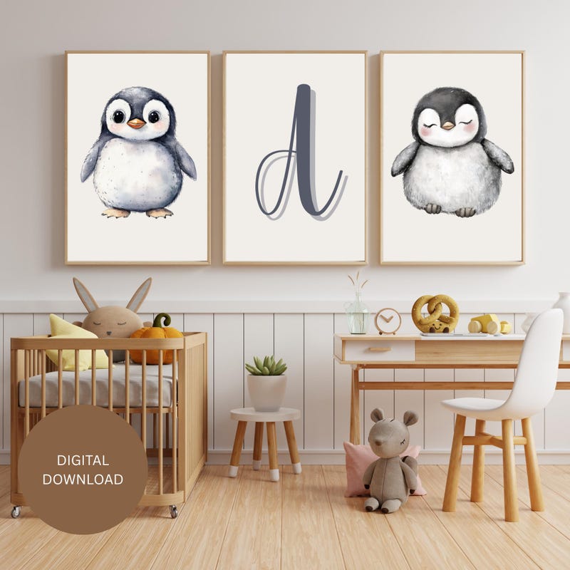 Penguin Nursery - Etsy