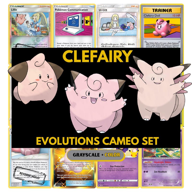 Custom Clefairy Card - Etsy