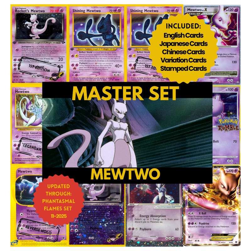 Mewtwo Binder Art - Etsy