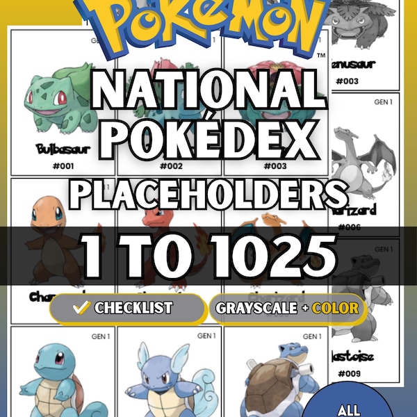 Pokedex Binder Card Inserts - Etsy