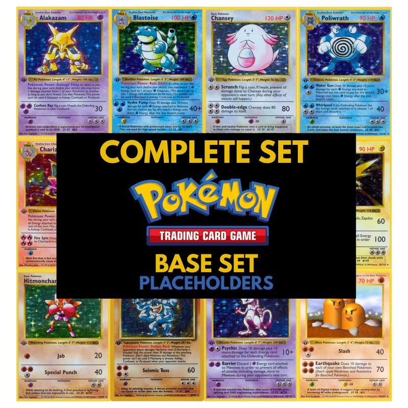 Pokedex Placeholders - Etsy