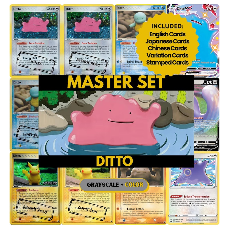 Ditto Trading Card Binder - Etsy