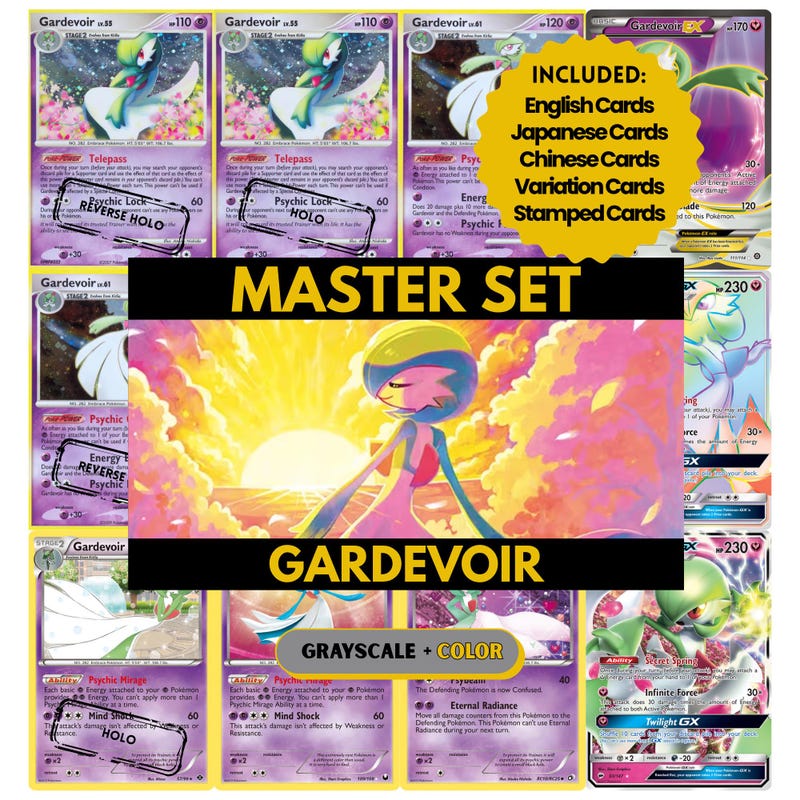 Custom Gardevoir Binder - Etsy
