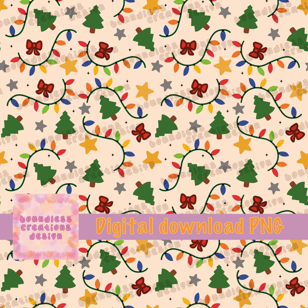 Complete Christmas Pattern Bundle | 8-pack Seamless Digital Set - Etsy