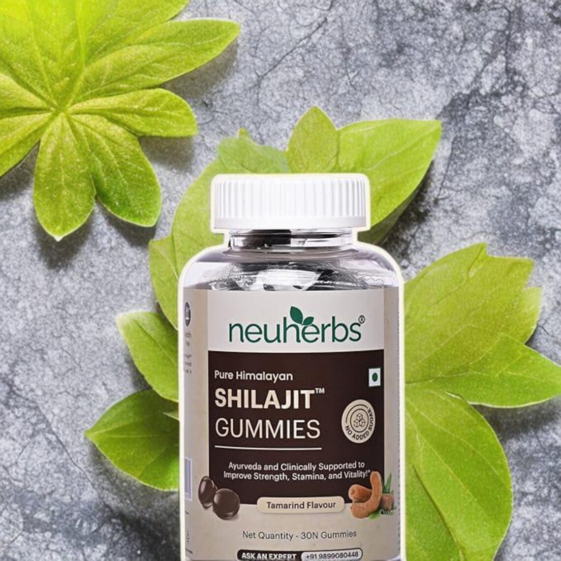 Himalayan Shilajit Resin Gummies: Strength & Wellness - Tamarind Flavor ...