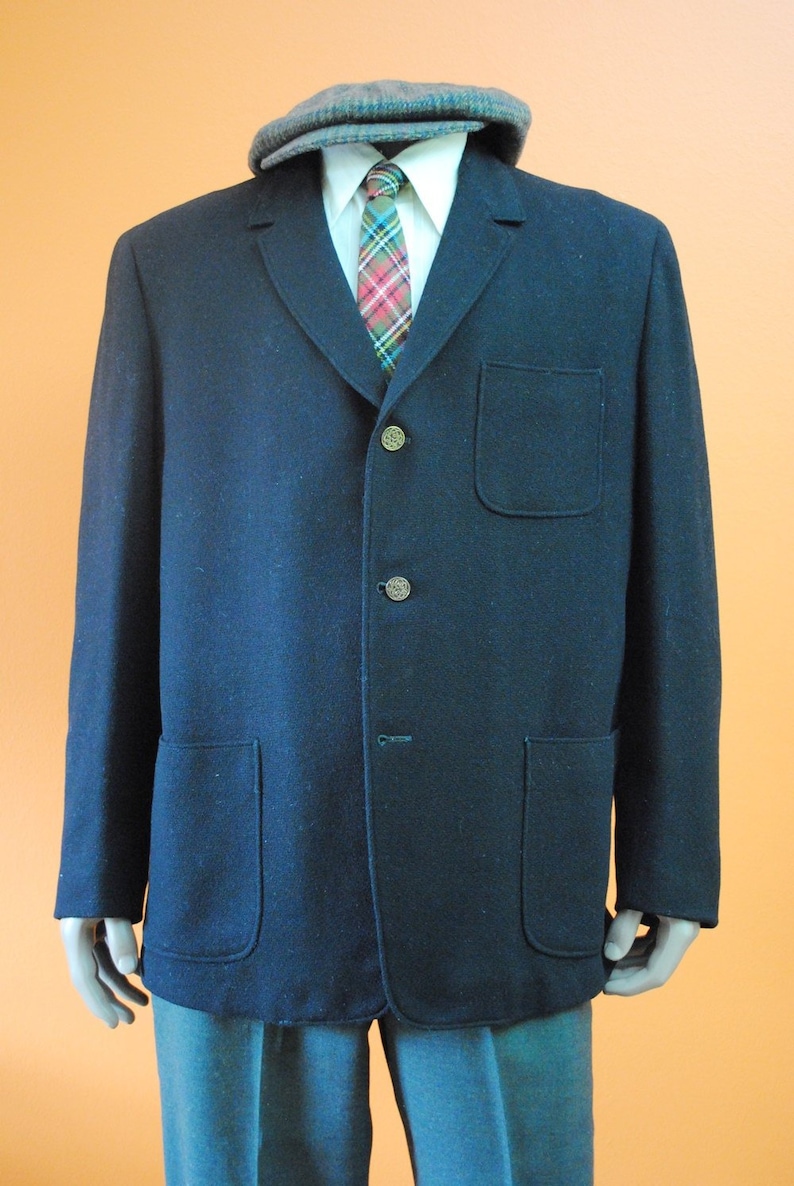 Patch Pocket Sport Coat Sz 46 - Etsy