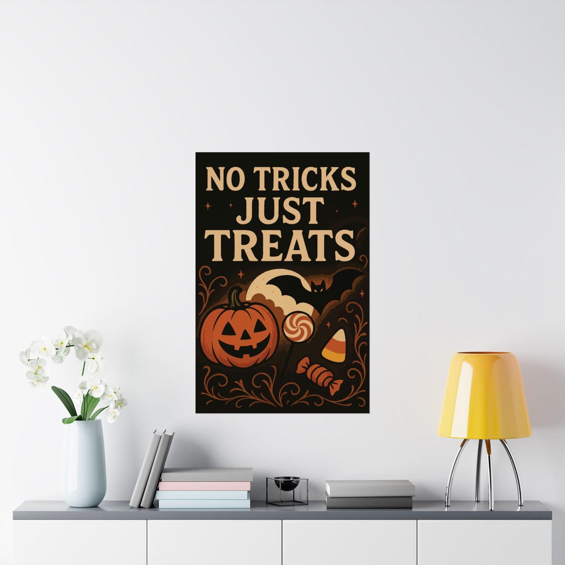 Halloween Candy Availability Poster: Matte Giclée Print for Trick-or ...