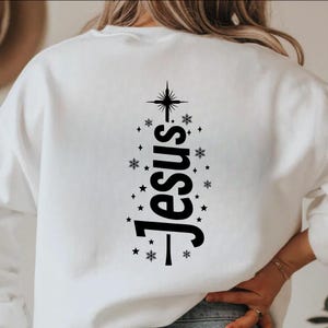 Jesus Christmas Tree Svg, Christian Christmas Svg, Jesus Svg, Christmas ...