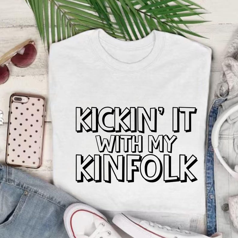 Kickin It With My Kinfolk Svg Png, Family Reunion Svg, Reunion Svg ...