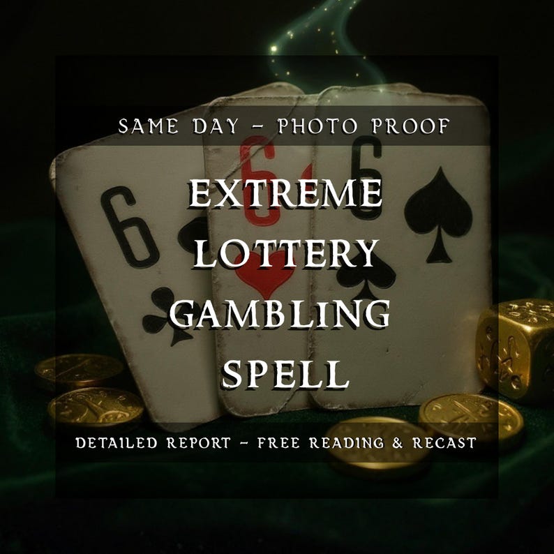 Extreme Lottery & Gambling Luck Spell | Wealth Attraction Ritual for ...
