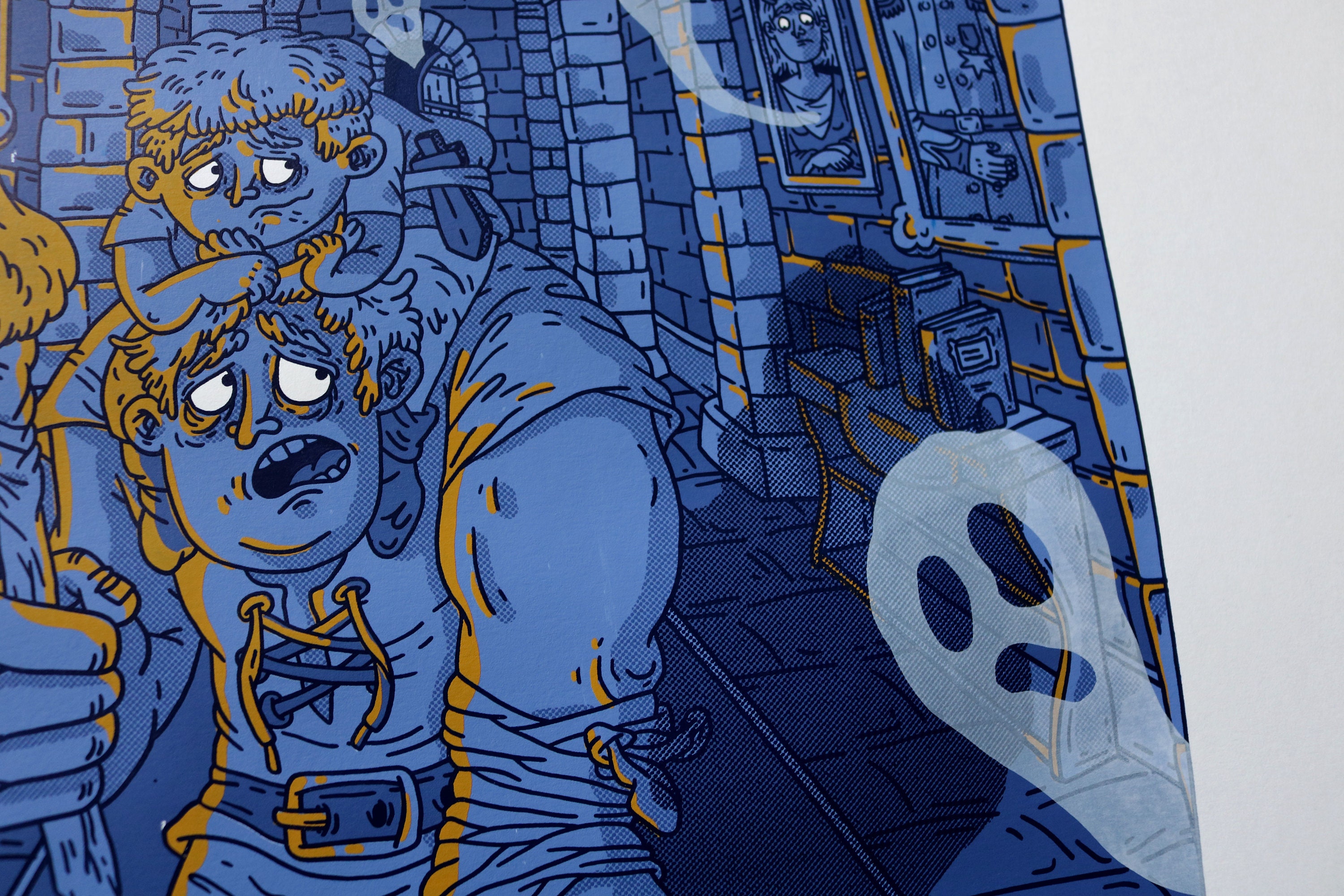 Screen Print BOO Poster Limited Edition Art Illustration | Etsy