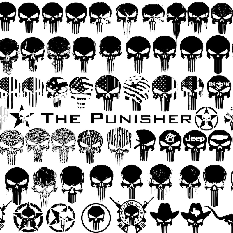 Gladiator Punisher Decal - Etsy