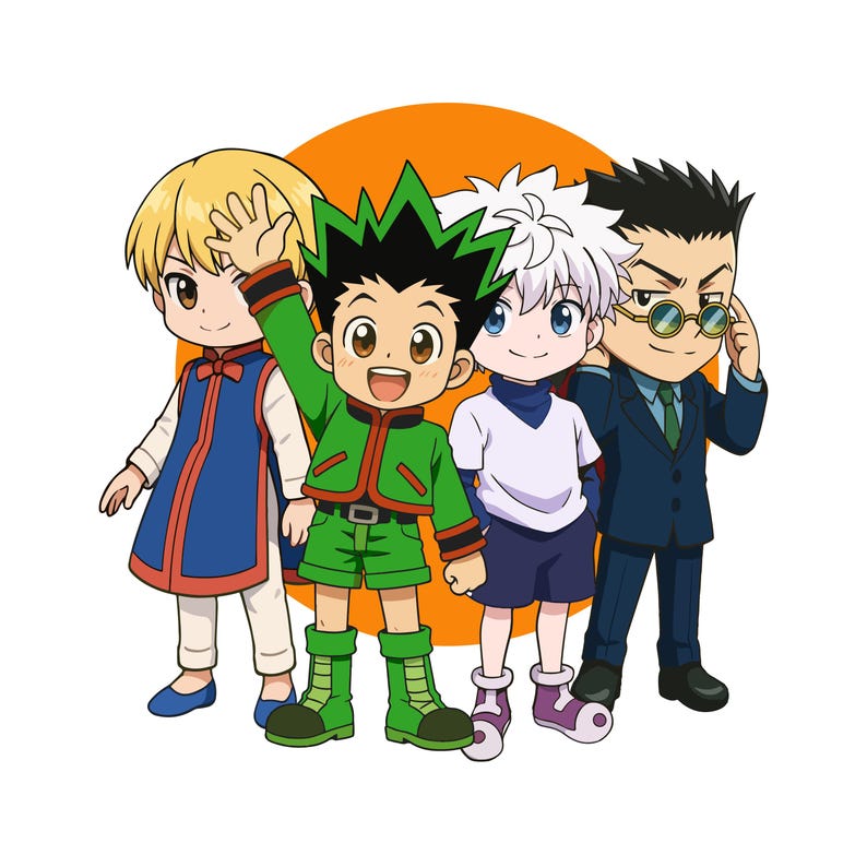 Hunter X Hunter Chibi Characters Bundle Digital Download | Character ...