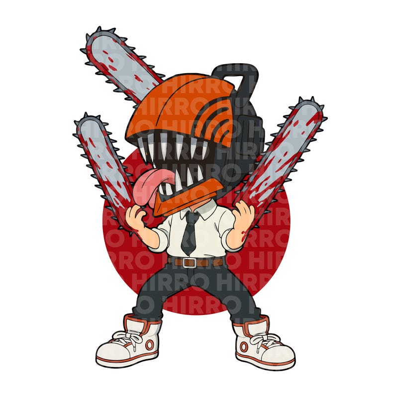 Chainsaw Man Chibi Characters Bundle Digital Download | Character Anime ...