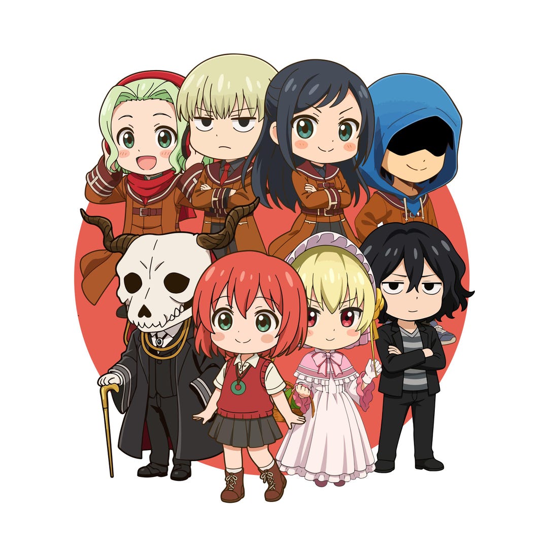 Chibi the Ancient Magus Bride Clipart: Anime PNG & SVG (digital ...