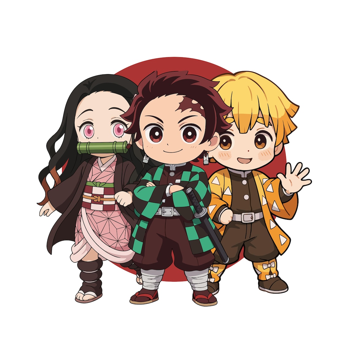 Demon Slayer Chibi Characters Bundle Digital Download | Character Anime ...