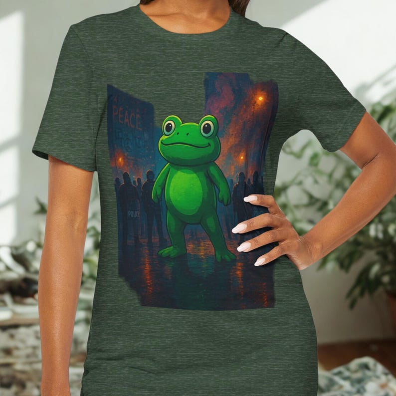 Portland Frog Protest Shirt, Anti Ice Shirt, Resist Frog Shirt, Anti ...