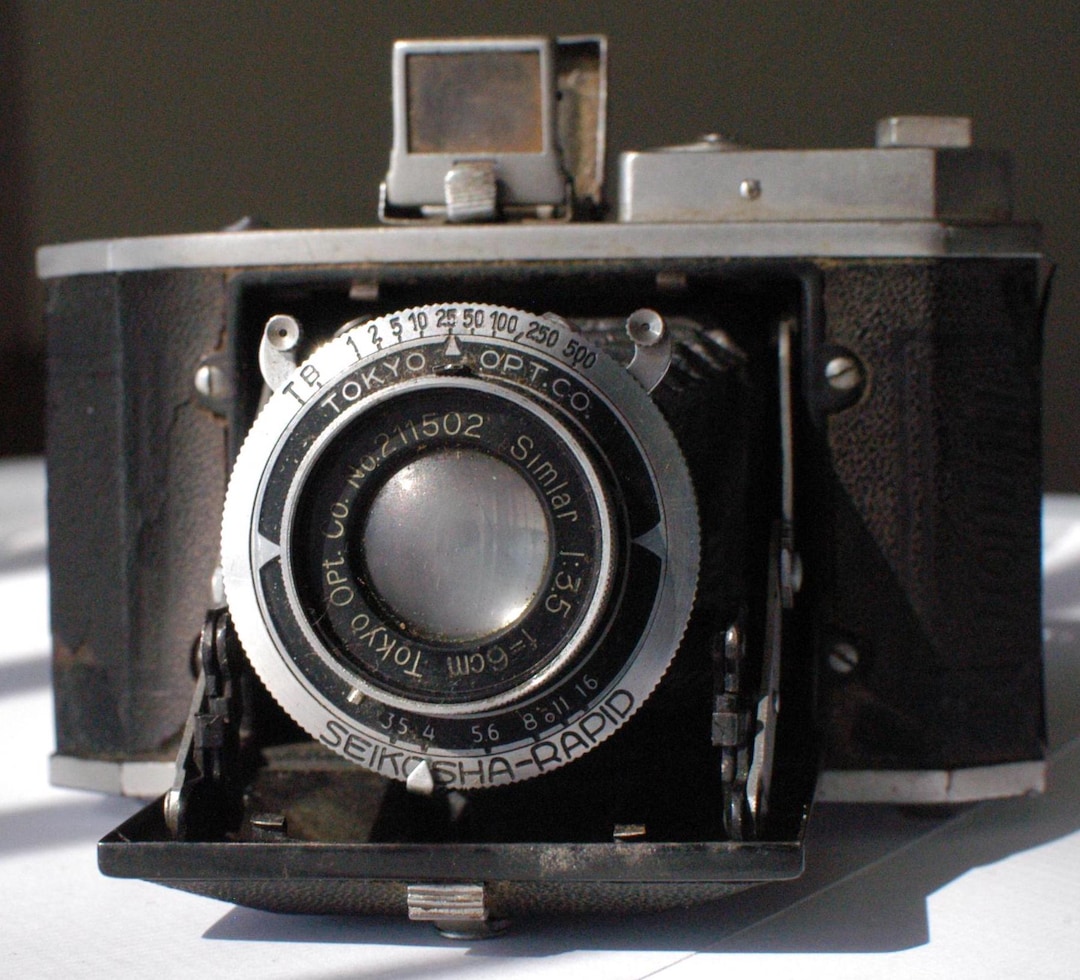 Tokyo Kogaku Minion Folding Camera for 127 Roll Film. Made in Japan ...