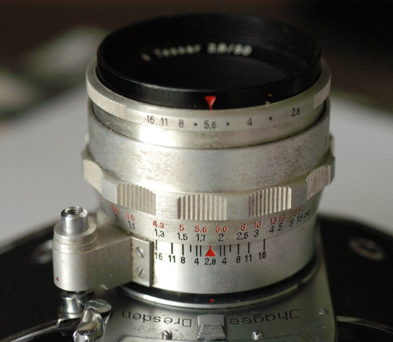 Ihagee Exakta VX 35mm SLR Camera With 50mm F2.8 Semi-auto Tessar Lens ...