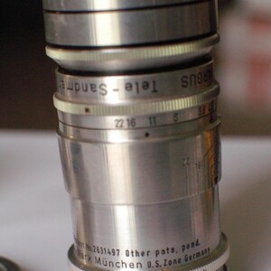 Argus C3 C2 Mount 100mm F4.5 Tele-sandmar and 35mm F4.5 Sandmar Wide ...