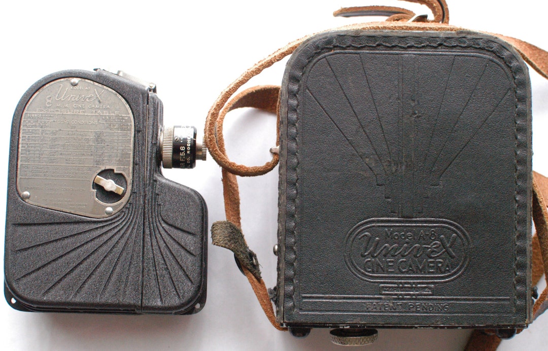Univex Model A8 8mm Cine Camera With Case and Strap - Etsy