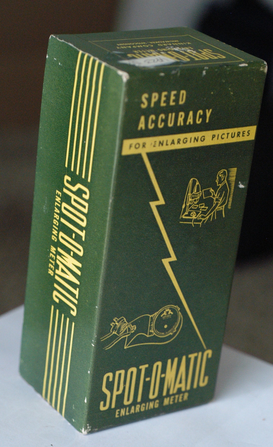 Spot-o-matic Enlarging Meter for Darkroom Use. Complete With Box, Instruction Booklet and Basic ...