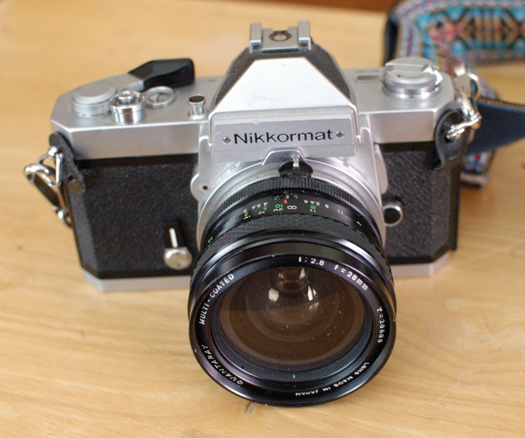 Nikon Nikkormat FT2 Chrome Finish 35mm SLR Camera With 28mm F2.8 ...