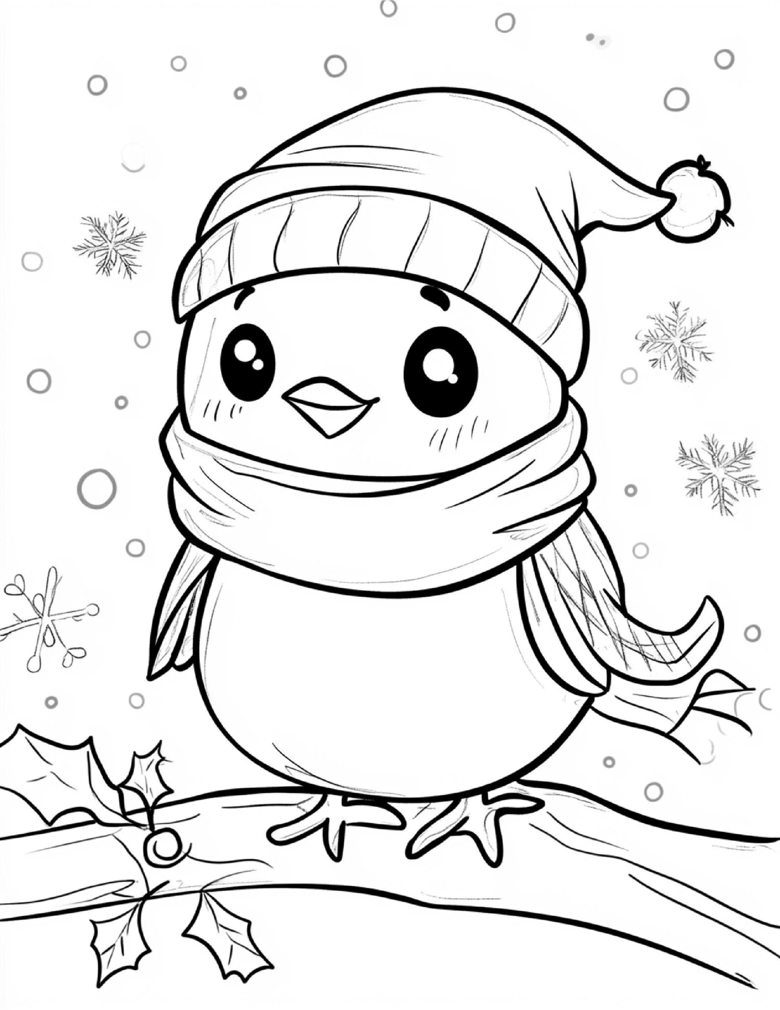 300 Holiday Coloring Pages for Kids | Festive Printable Activity Set - Etsy