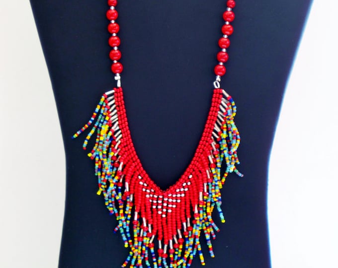 Native American Necklace, Native American Jewelry, Beaded Necklace ...