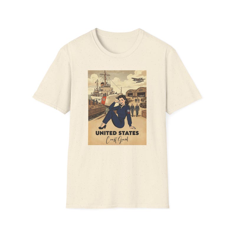United States Coast Guard Vintage Pin up Girl T-shirt - Etsy