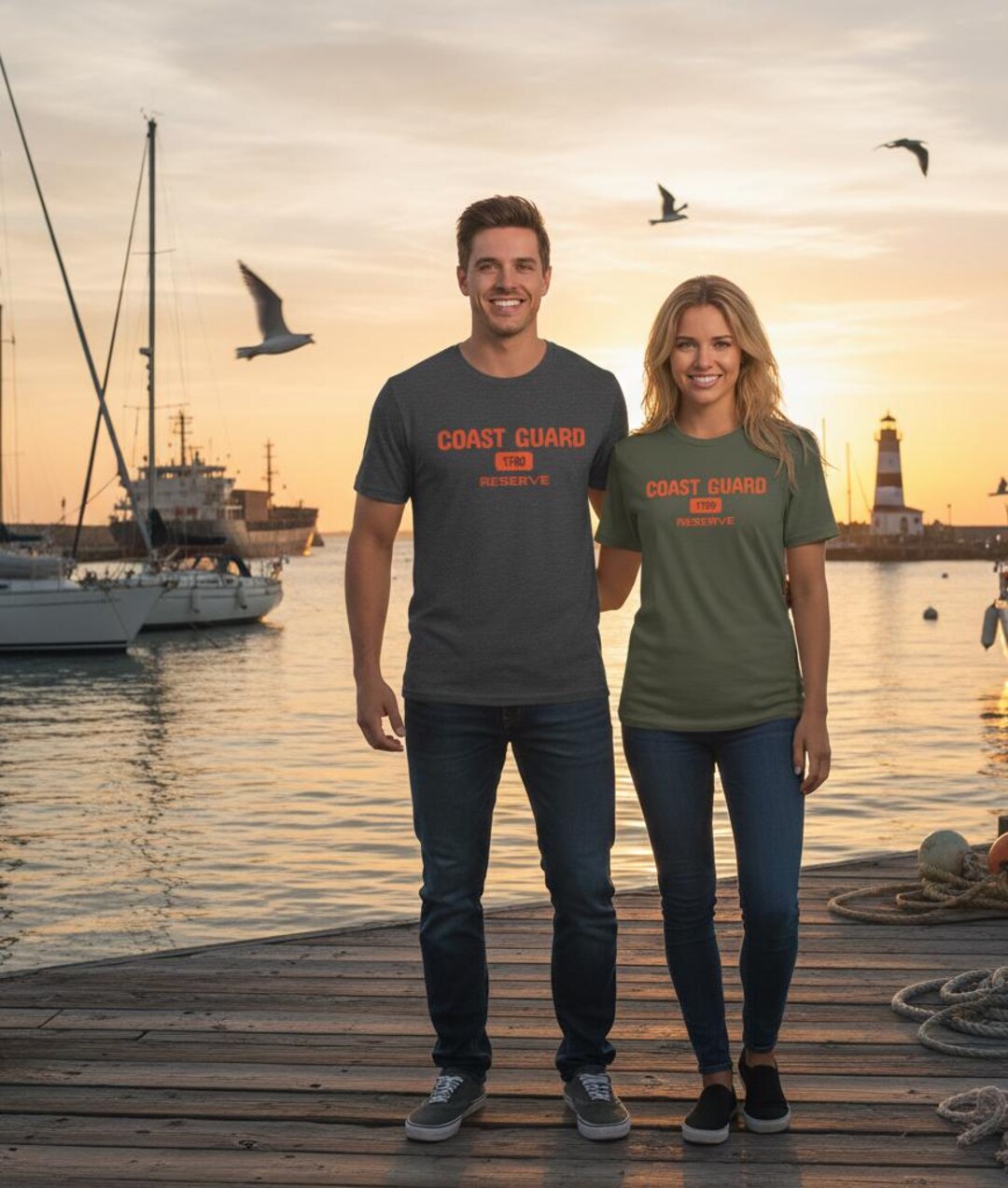 Coast Guard Reserve T-shirt, USCG Reserve Shirt, Vintage Style Coast ...
