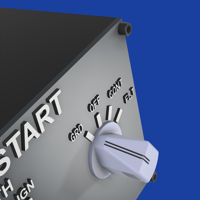 B737 Engine Start Panel: Flight Simulator Cockpit - MSFS, X-plane, PMDG ...
