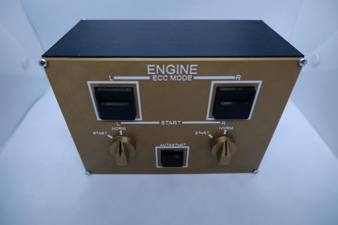 B777 Engine Start Panel: Flight Simulator Cockpit - MSFS, X-plane, PMDG ...