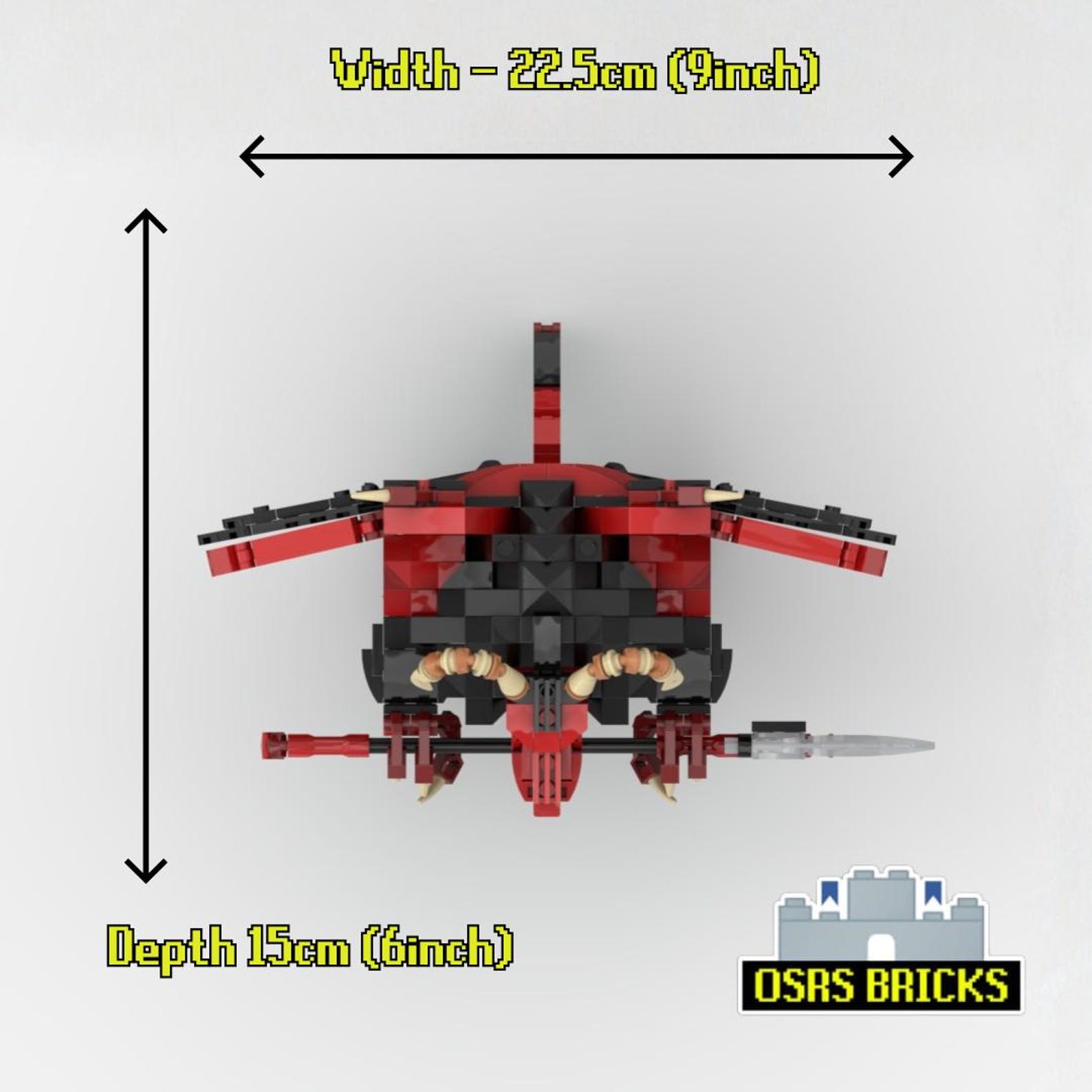 Runescape LEGO® - Yama - Physical Set - Genuine Bricks - Old School ...