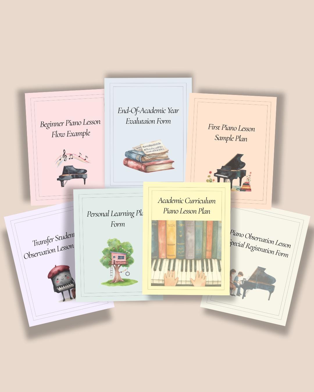 Piano Teachers' Pedagogical Toolkit: 7 Lesson Observation Forms and ...