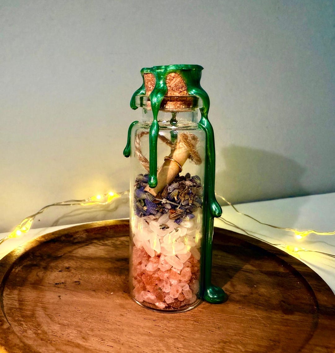 Wealth Manifestation Spell Jar Abundance Prosperity and Success ...
