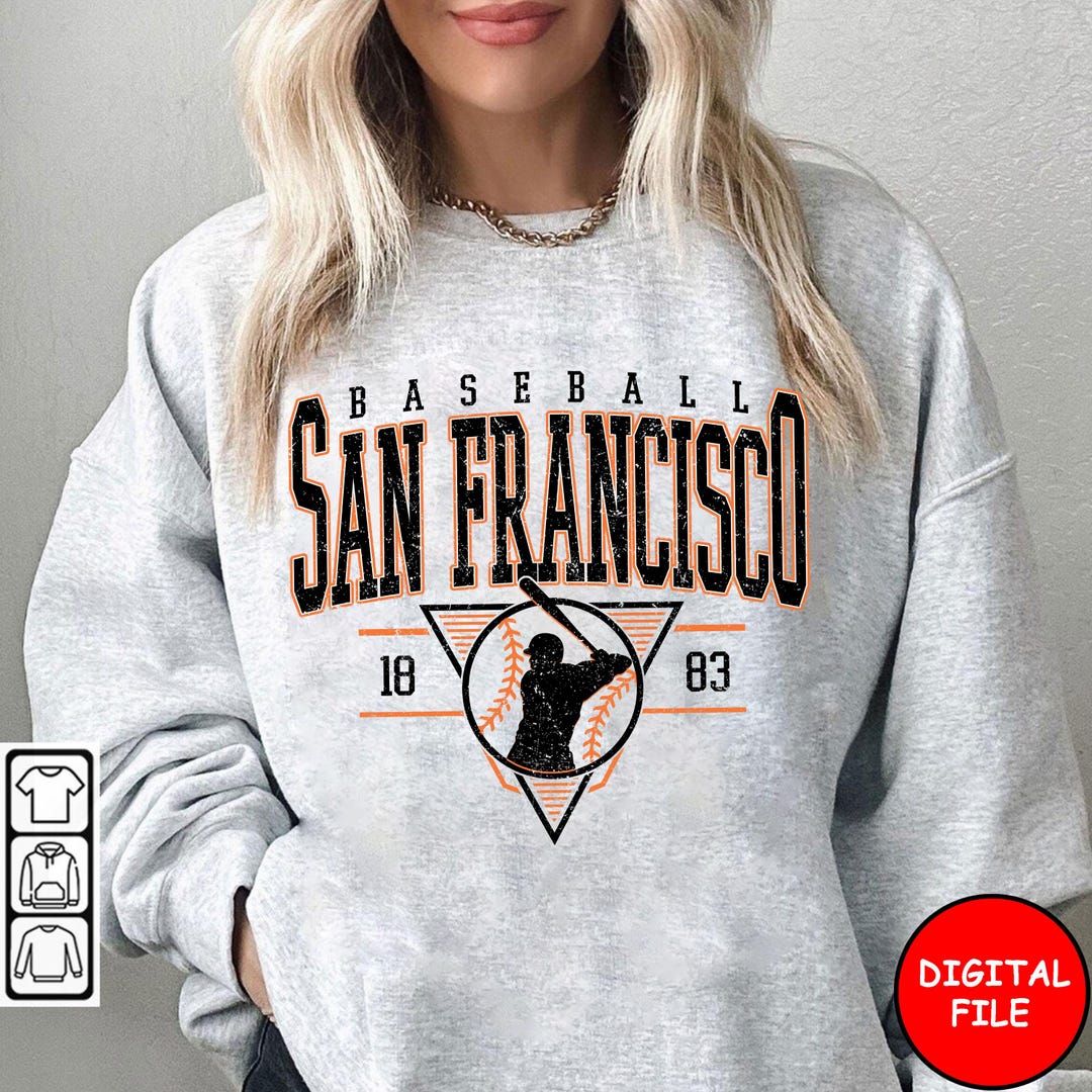 San Francisco Baseball 1883 PNG, Vintage Distressed Batter Clipart ...