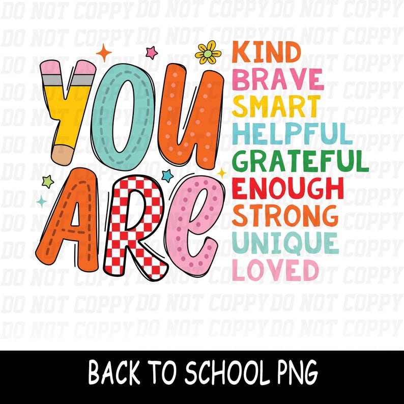 You Are Positive Words PNG, Colorful Teacher Shirt Design, Motivational ...