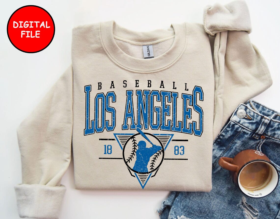 Los Angeles Baseball 1883 PNG, Retro Distressed Batter Clipart, Vintage ...