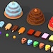 Sweets Asset Pack 3D Models, Printable STL Blender Files, Miniature ...