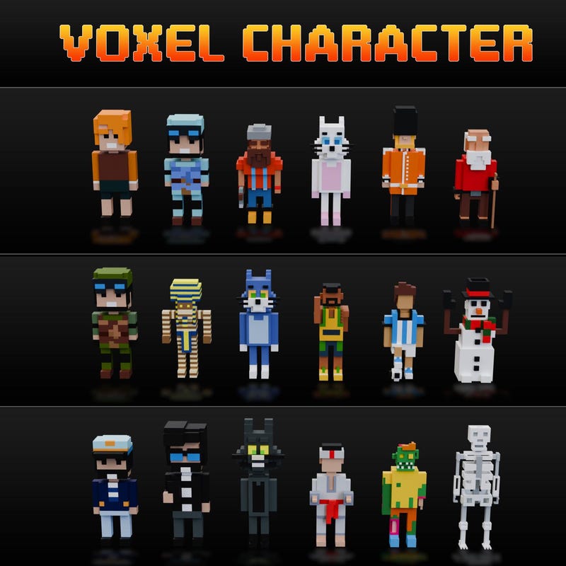 Voxel Packs - Etsy