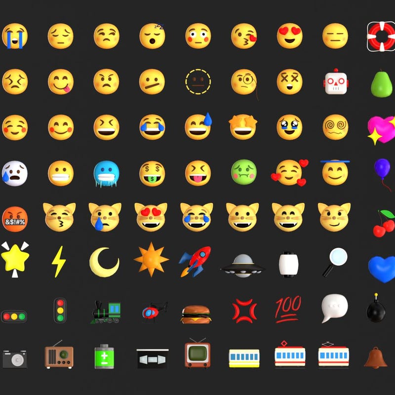 Emoji Faces Stl - Etsy