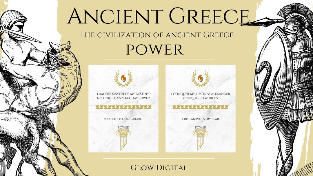 48 Empowering Mandala Cards – Ancient Greek Wisdom, Courage & Strength ...