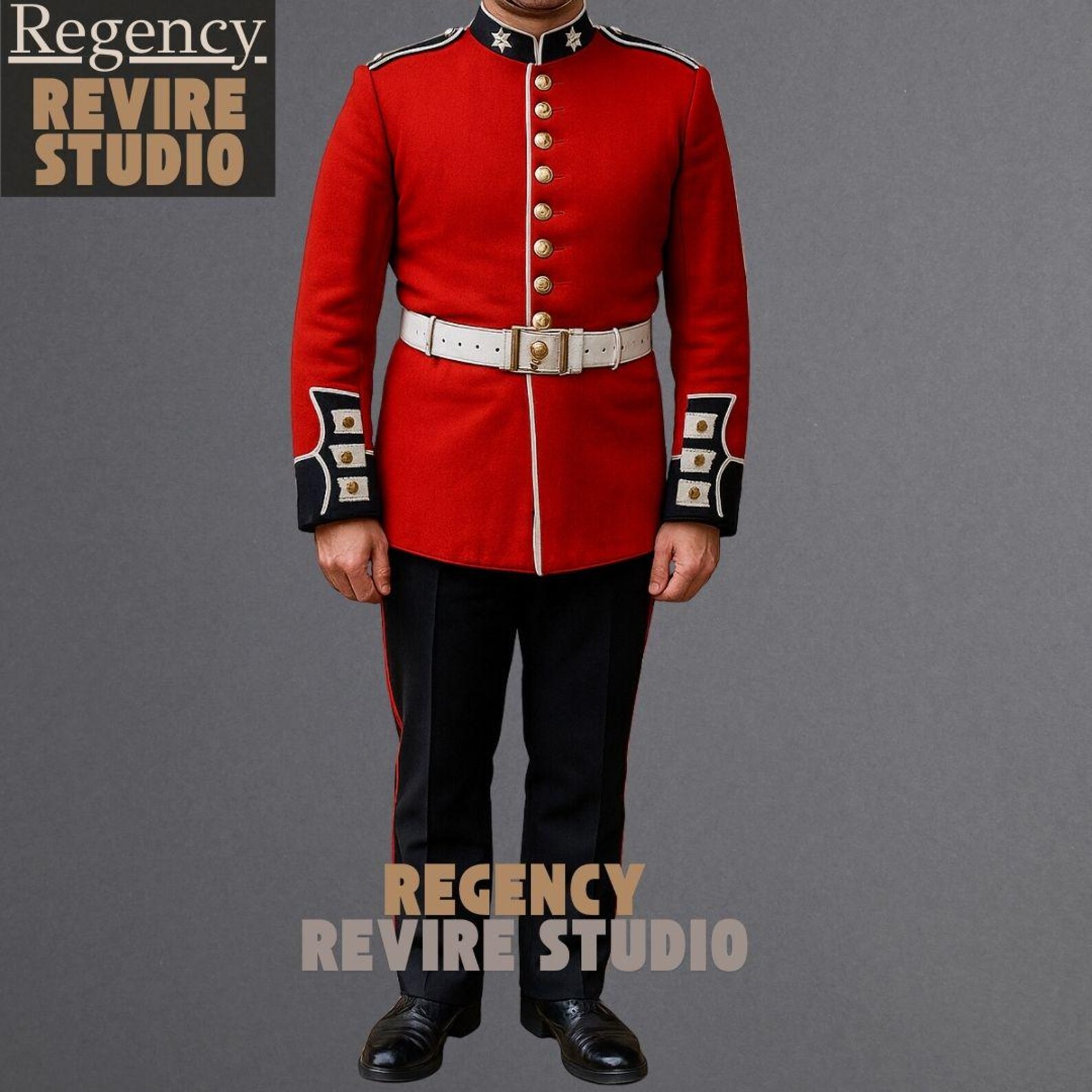 Men's Red Wool British Royal Guard Uniform - Grenadier Tunic - Etsy