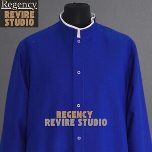 Blue Bishop Costume -clergy Cassock - Traditional Catholic Vestment ...
