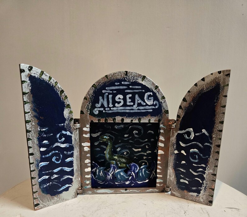 Loch Ness Monster Cryptid Retablo Shrine - Etsy