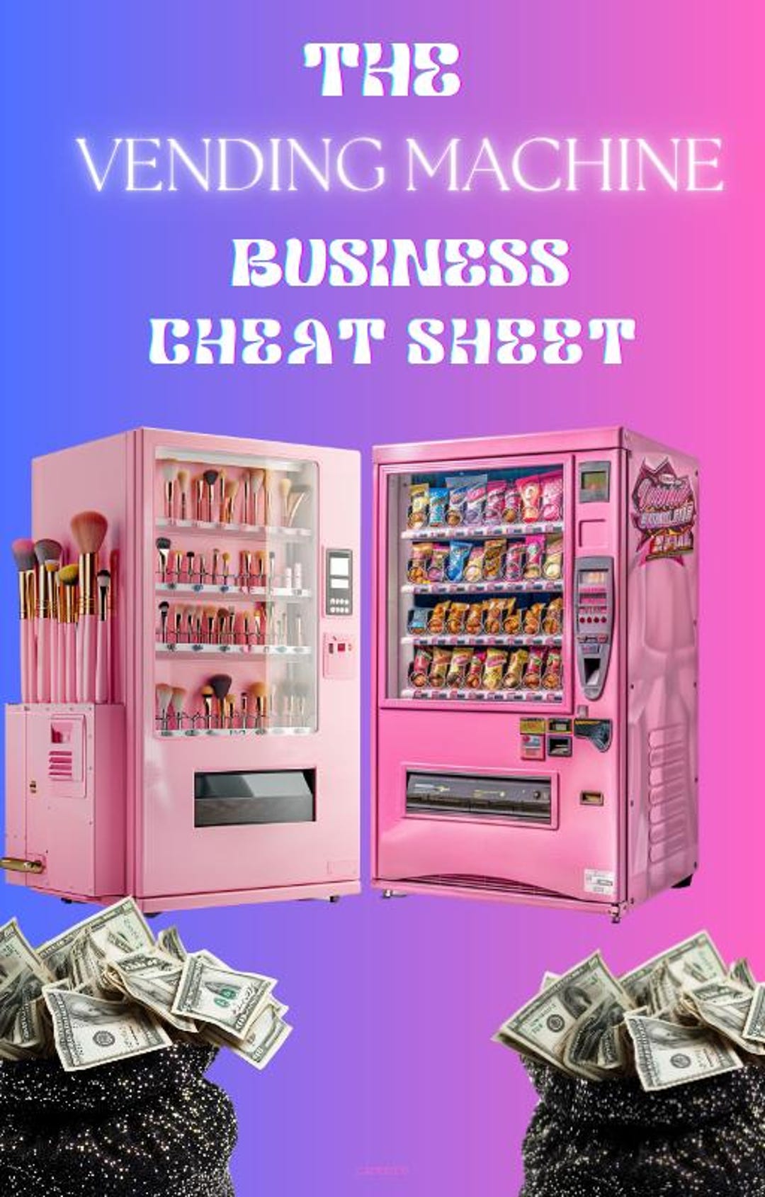 The Vending Machine Business Cheat Sheet - Etsy