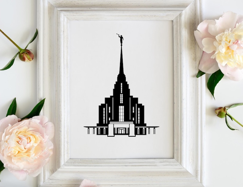 Idaho LDS Temple SVG Bundle | 9 Temple Silhouette Cut Files | Cricut ...
